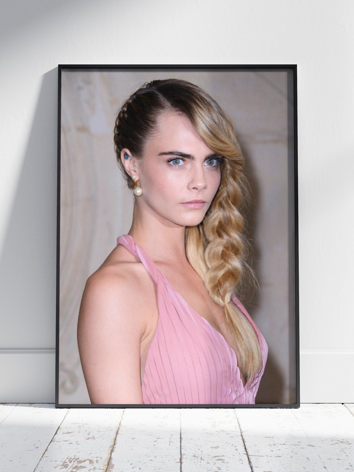 Плакат на стену для интерьера Кара Делевинь (Cara Delevingne 12) - Постер по модели, бренду и моде формата A4 (21x30 см)
