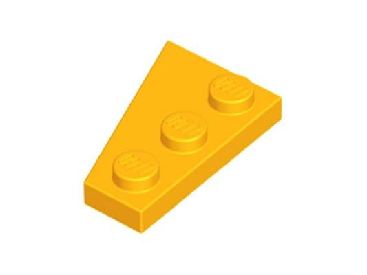 Деталь Lego 43722 Wedge, Plate 3 x 2 Right