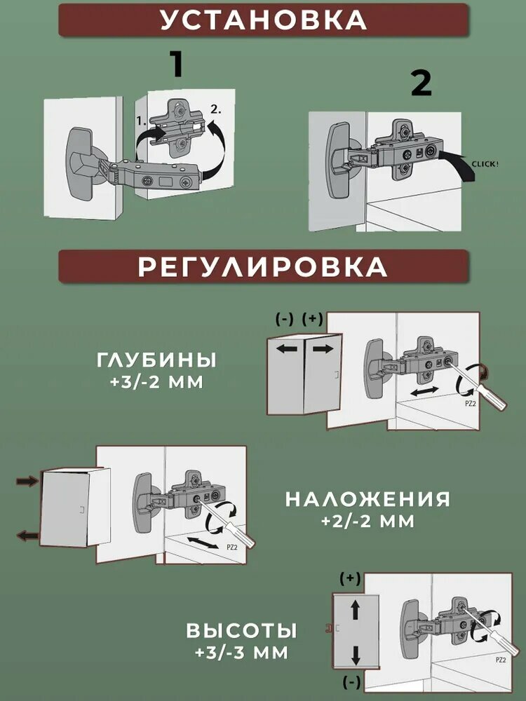 Hettich Петля мебельная — фото 1