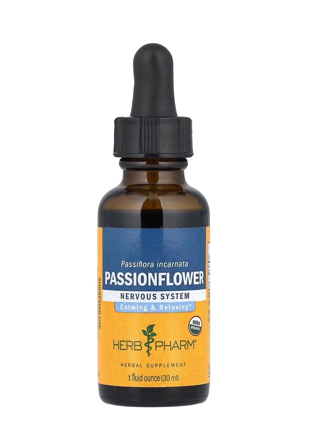 Herb Pharm пассифлора экстракт для релаксации, спокойного сна и поддержки нервной системы 30 мл