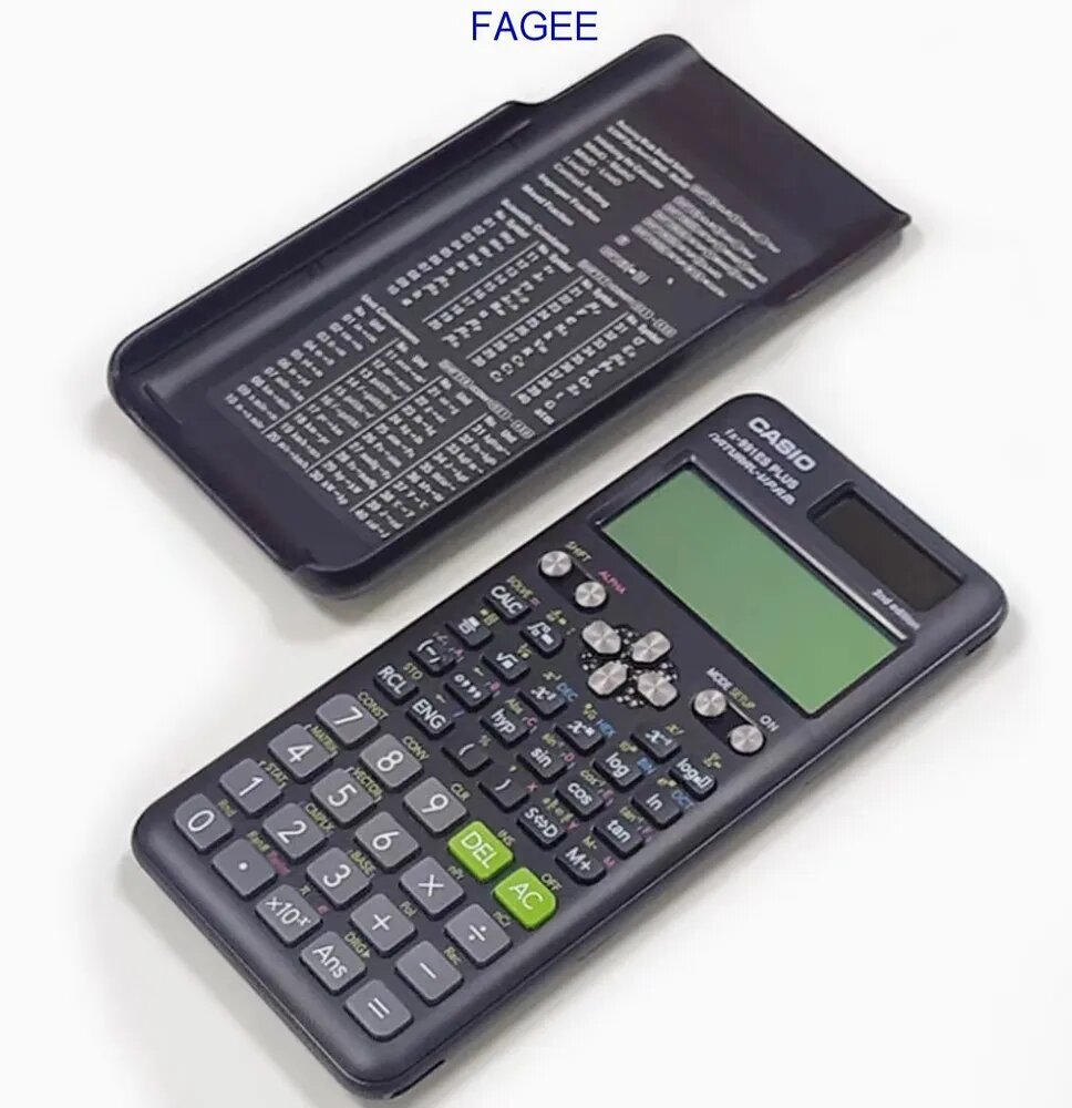 Инженерный калькулятор Casio FX-991ES PLUS 2nd edition для ОГЭ/ЕГЭ, 12 разрядов, черный — фото 1