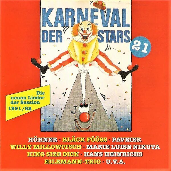 Various - Karneval Der Stars 21 - Die Neuen Lieder Der Session 1991/92 EX