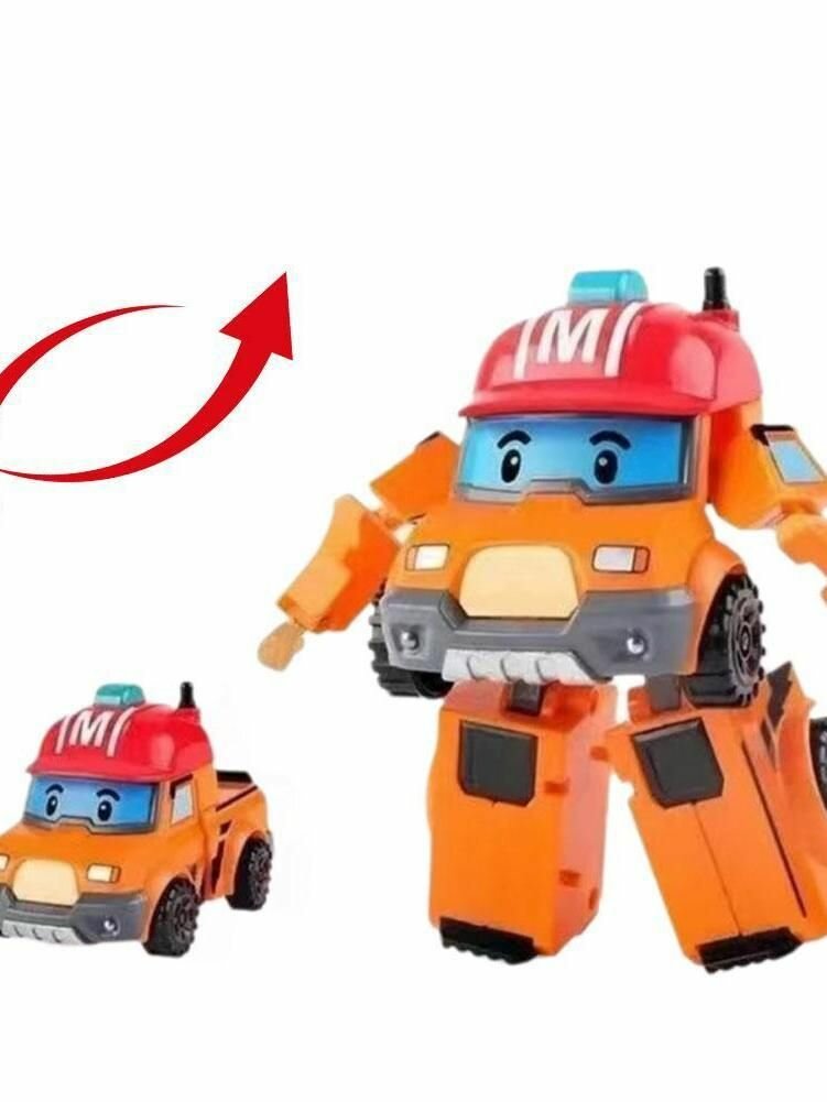 Игрушка робот трансформер Робокар Поли, мини Поли, Robocar Poli, MRT-670