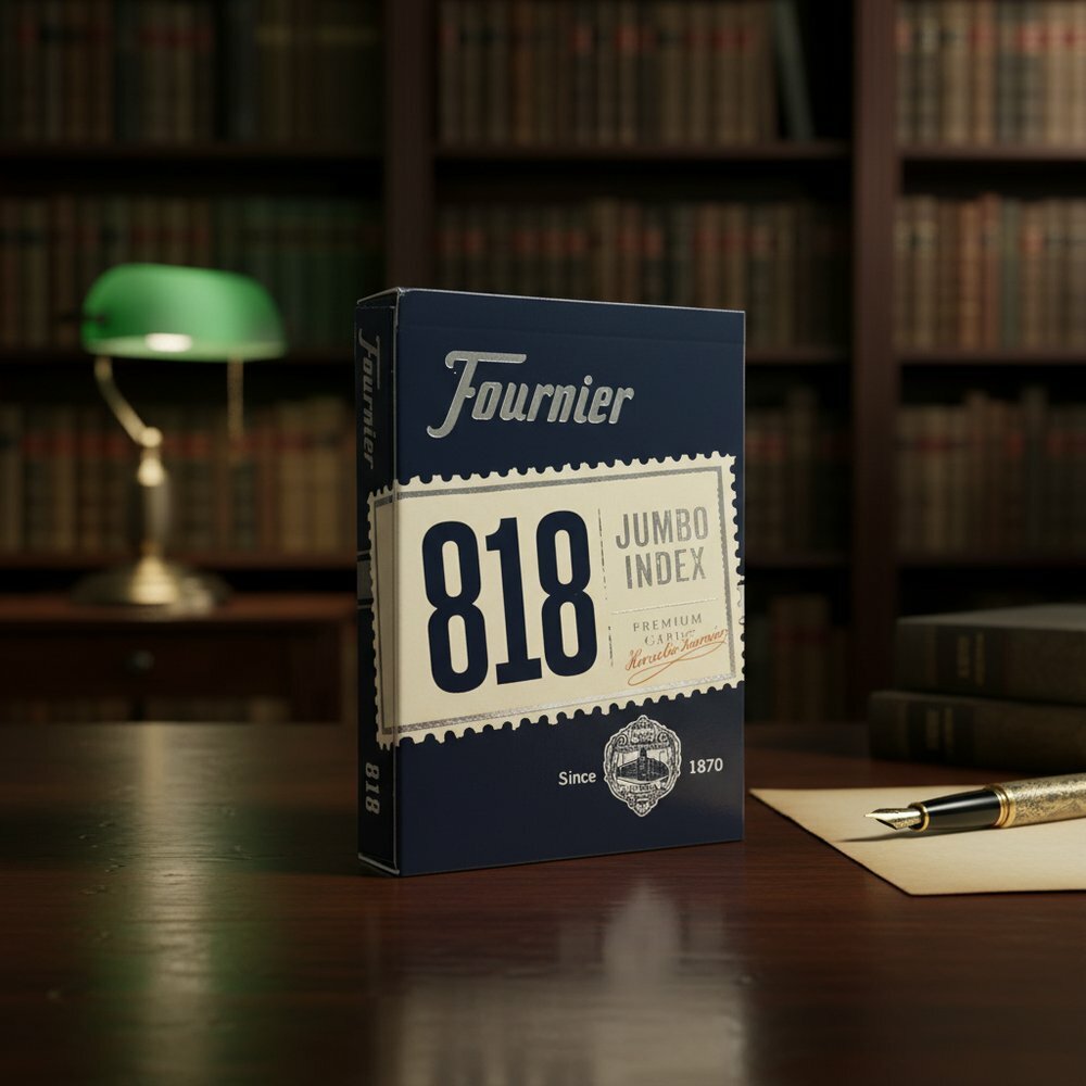Карты игральные пластиковые "Fournier 818 blue" 62268 Fournier