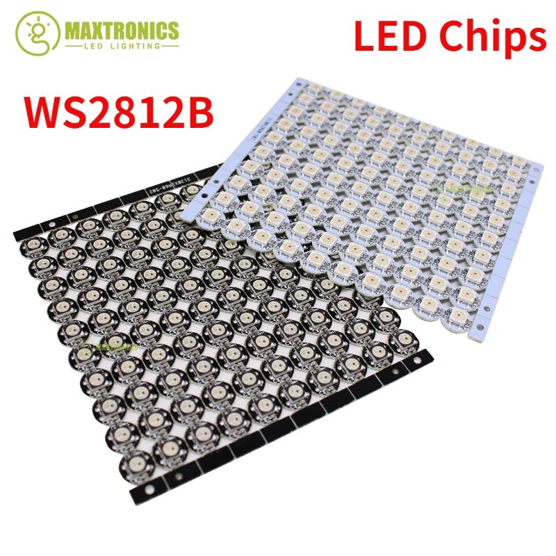 Светодиодные чипы WS2812B RGB, белый, 50шт