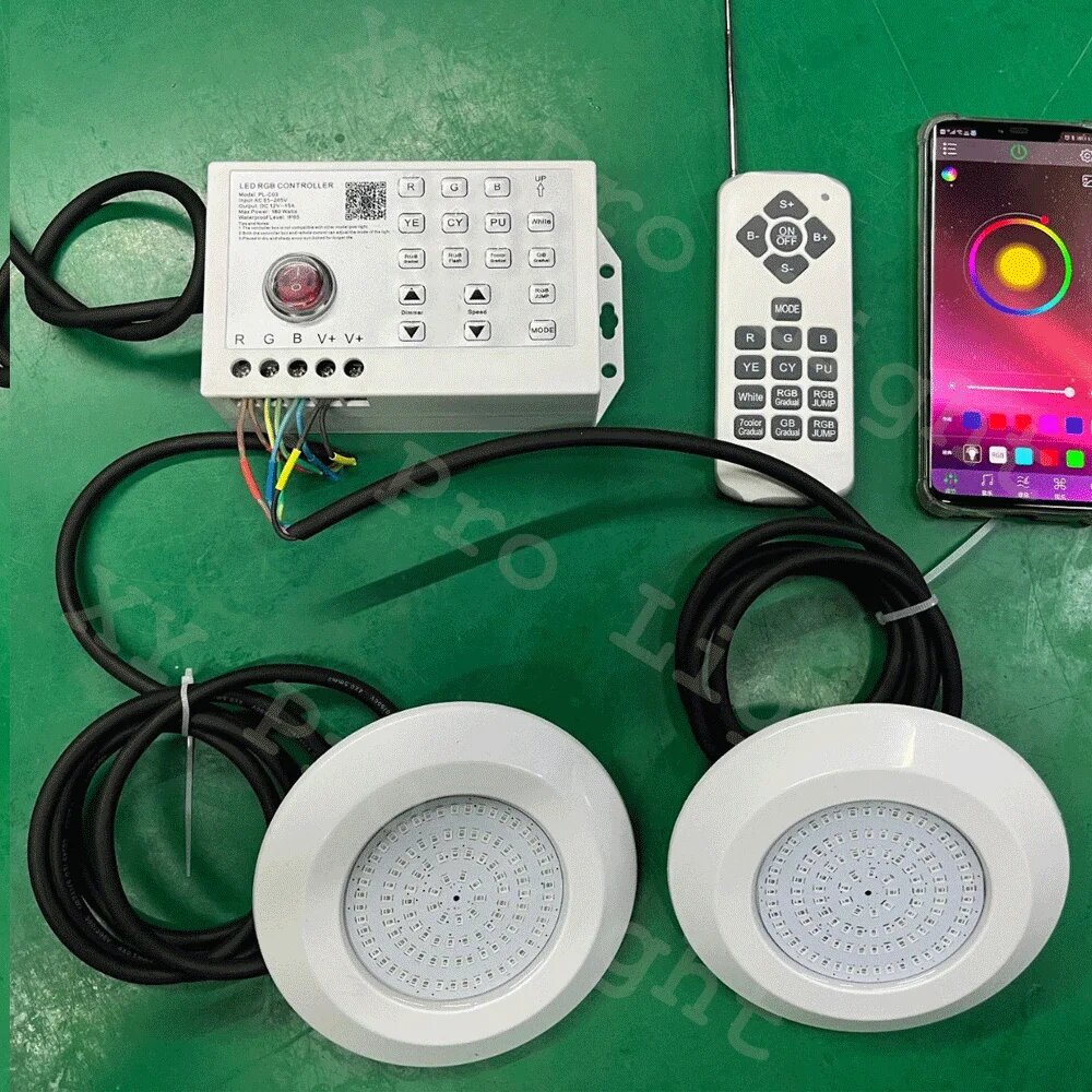 XY Pro Light RGB Подводный светильник для бассейна, Фиолетовый, RGB-1M-2T