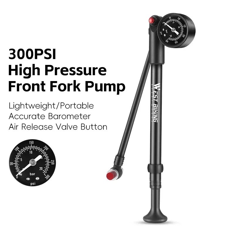 WEST BIKING Насос для вилки 300PSI 170-Short