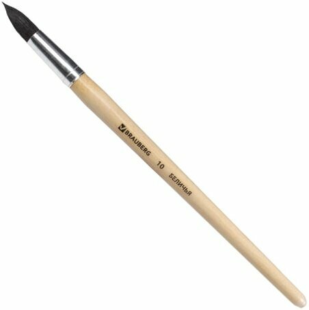 Кисть Brauberg белка круглая №10 200187