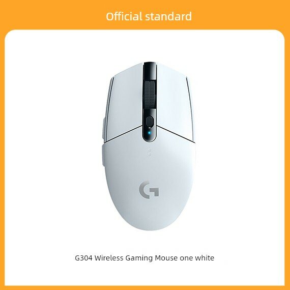 Logitech G304 беспроводная игровая мышь с высокоточным оптическим сенсором для ПК и ноутбука — белая