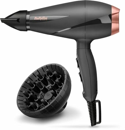 Фен для волос BaByliss Smooth Pro 6709DE, серый
