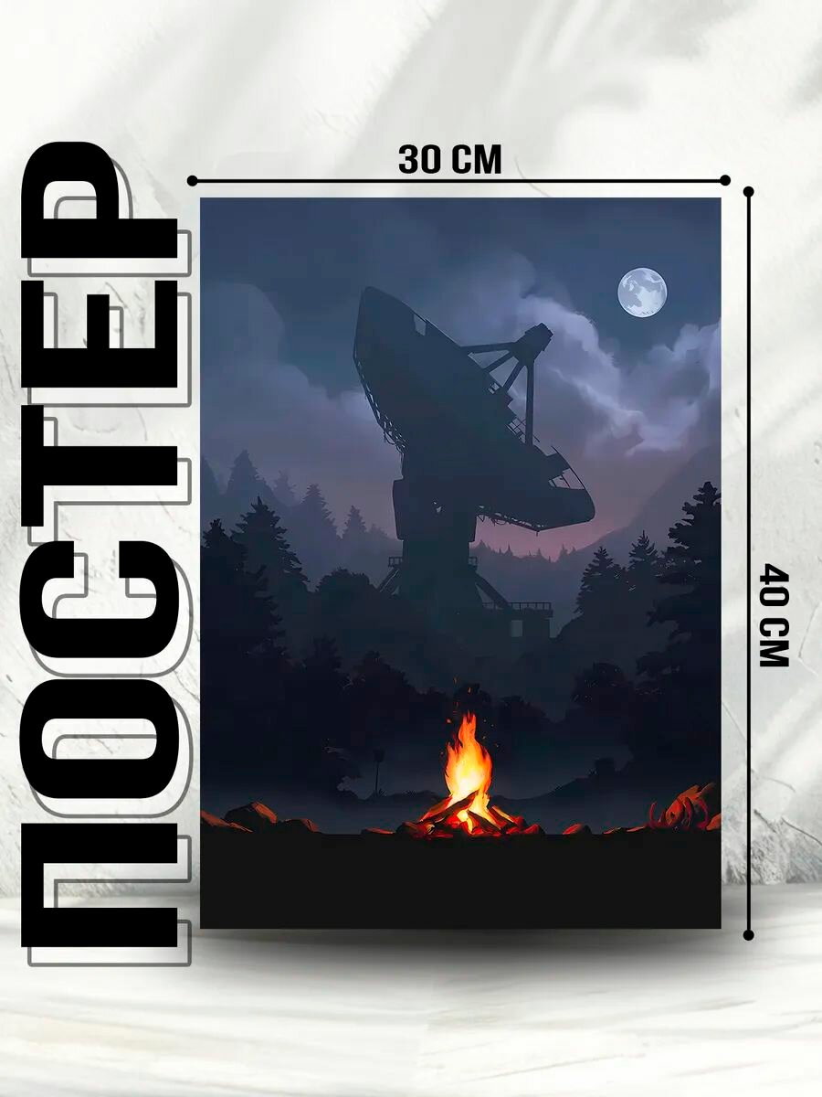 Постер по игре Rust, (30x40 см)