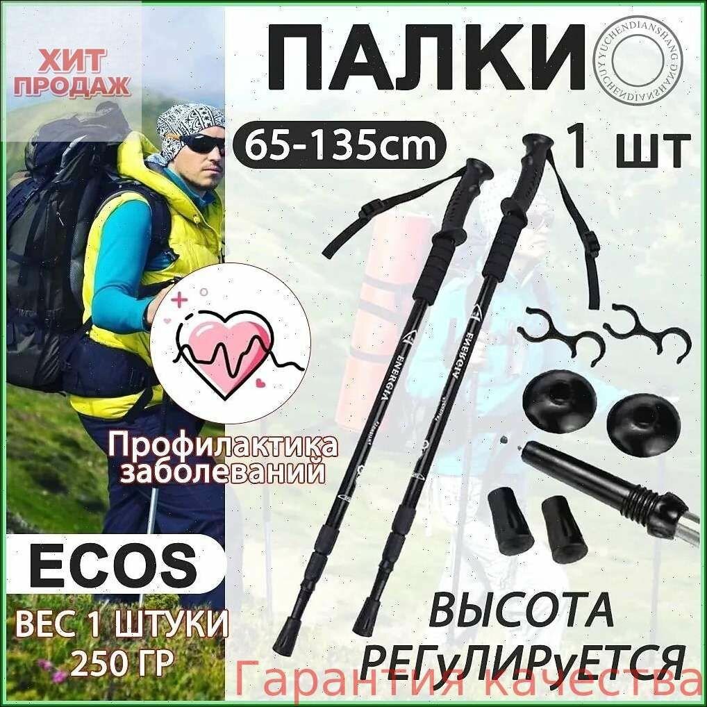 Палки для скандинавской ходьбы 65-125 см