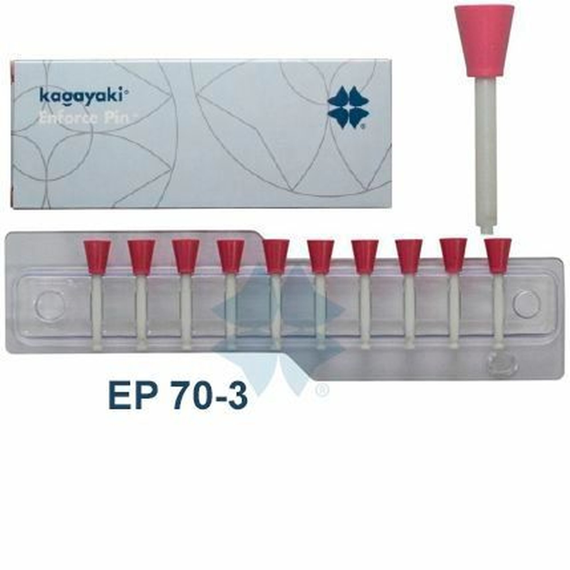 Чашки полиры средние розовые (40шт) (Enforce Pin 70) KAGAYAKI
