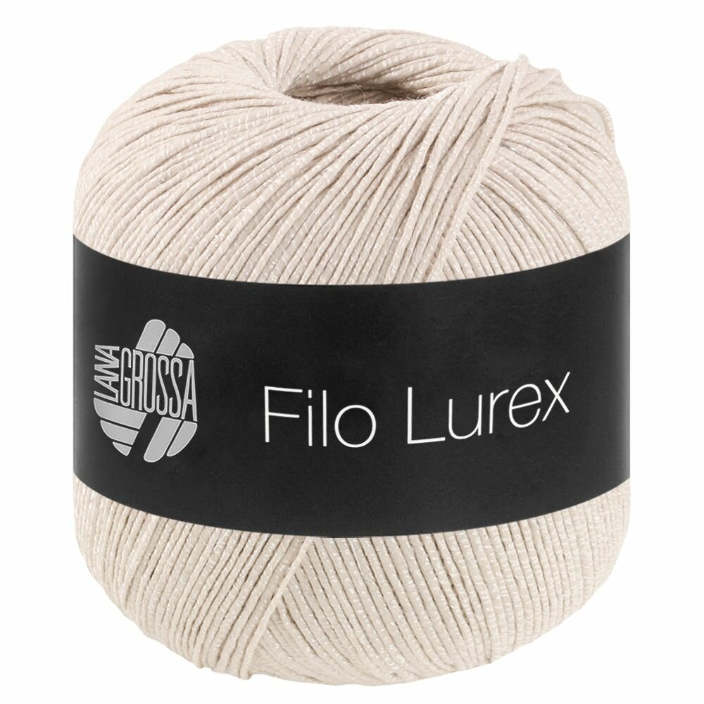 Пряжа для вязания Lana Grossa Filo Lurex (18 Hellbeige) 2 мотка по 50 г/145 м