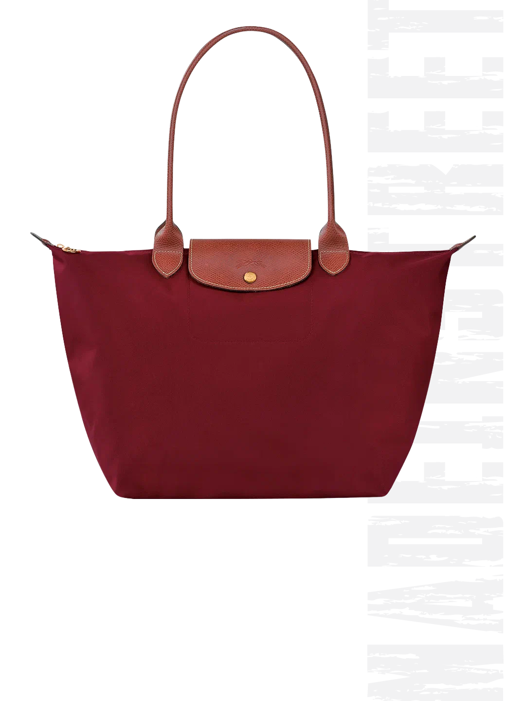 Сумка тоут LE PLIAGE ORIGINAL L TOTE BAG Burgundy - Recycled Canvas