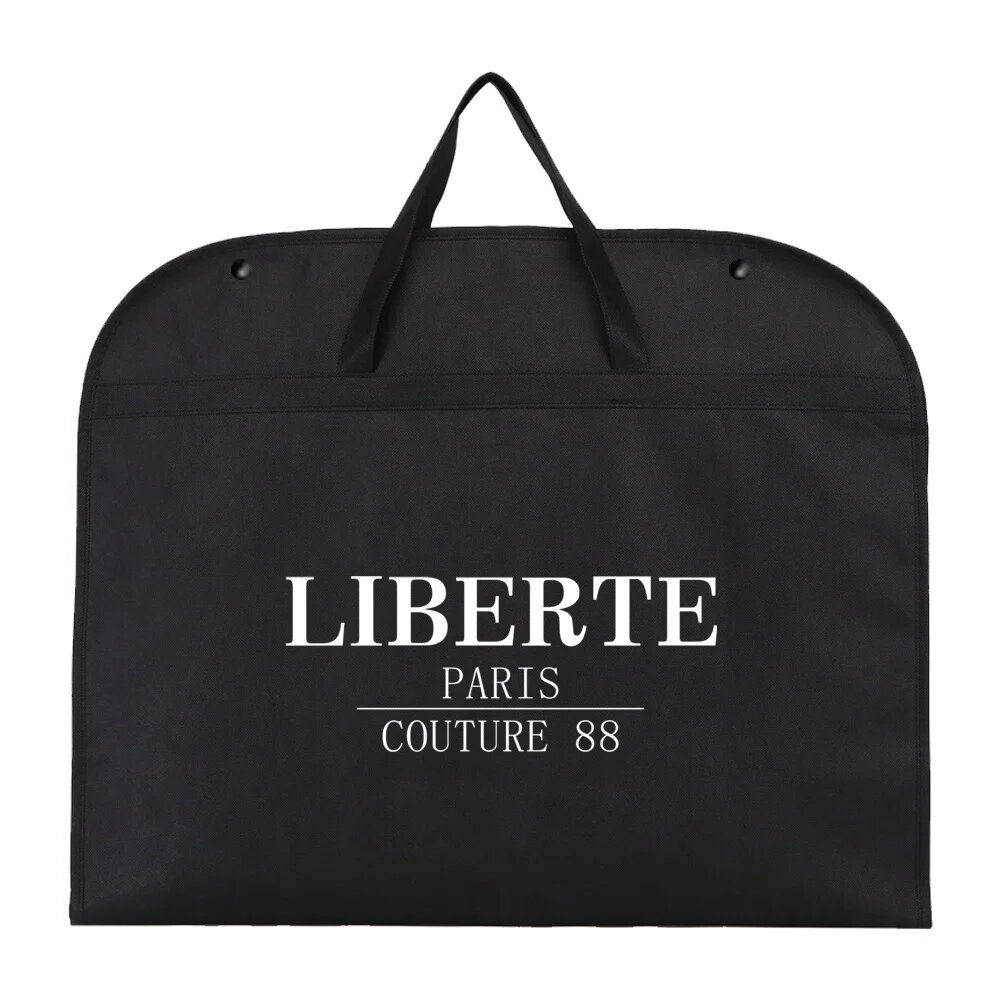 Черный пылезащитный чехол для одежды Liberté Paris Couture 88
