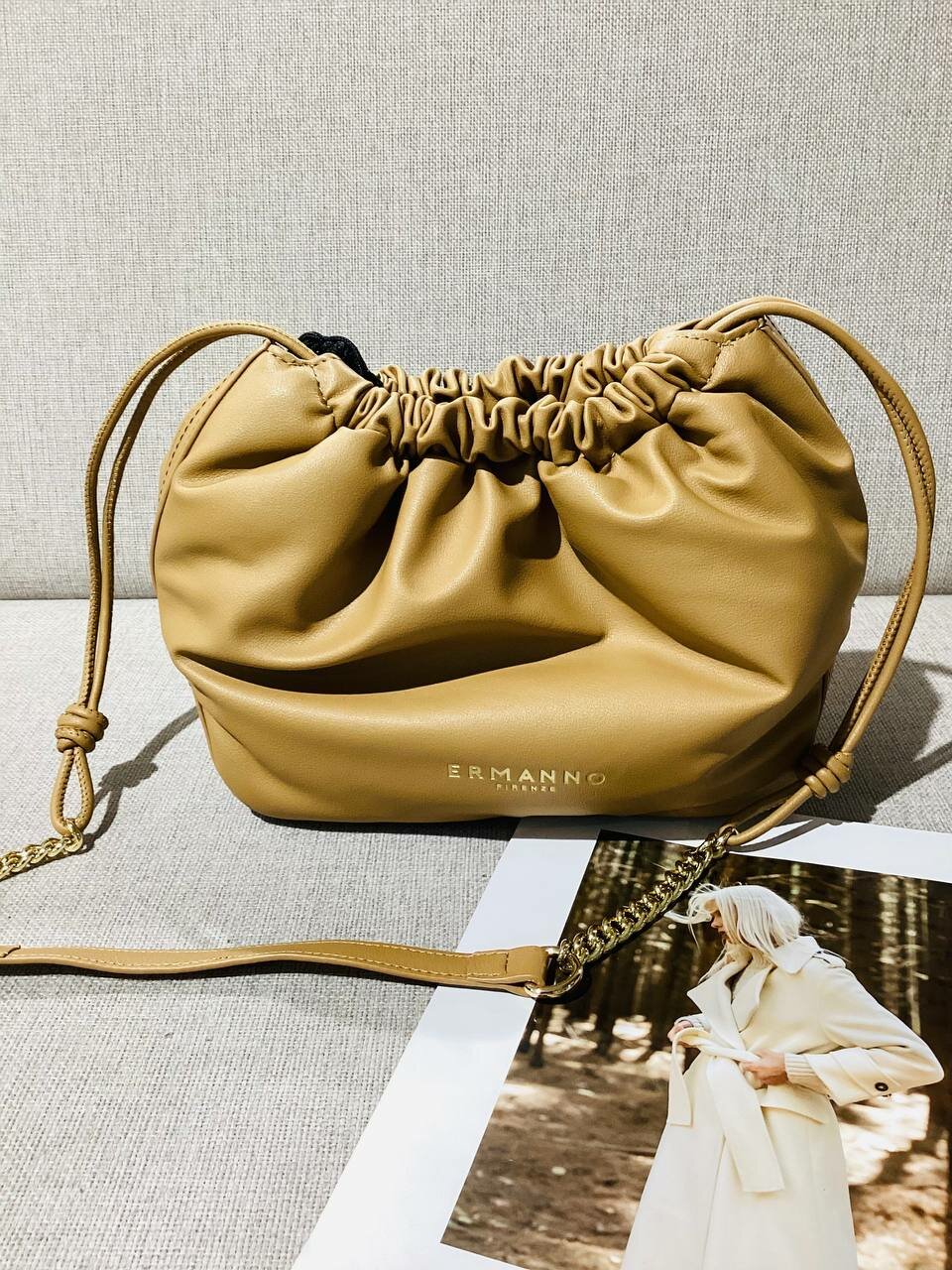 Сумка бочонок Ermanno Scervino — фото 1