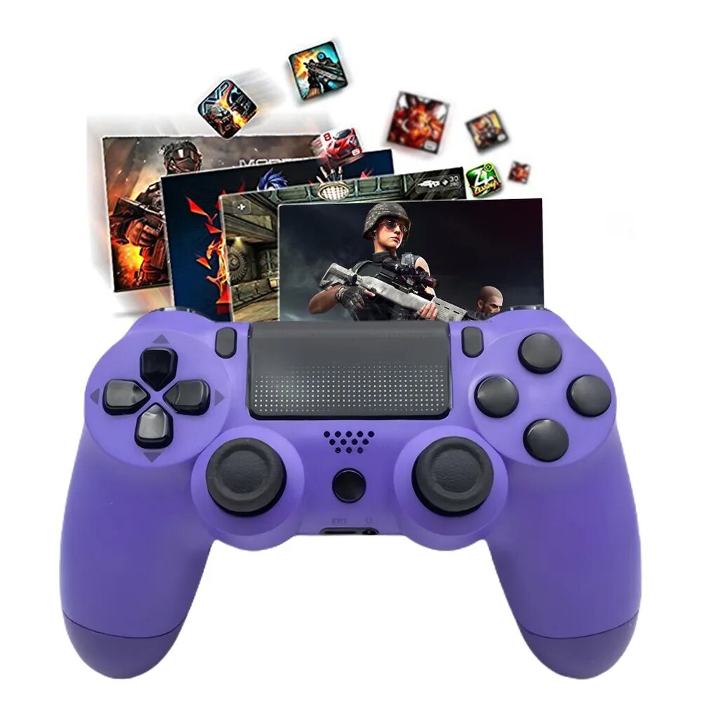 Игра Беспроводной геймпад PS4 (PlayStation 4, Английская версия) Фиолетовый