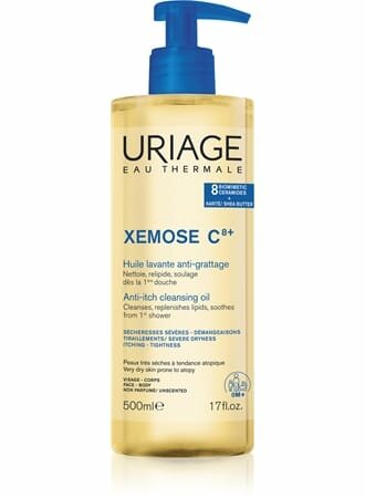 Средство для душа uriage xemose c8+ anti-itch cleansing oil, 500 мл