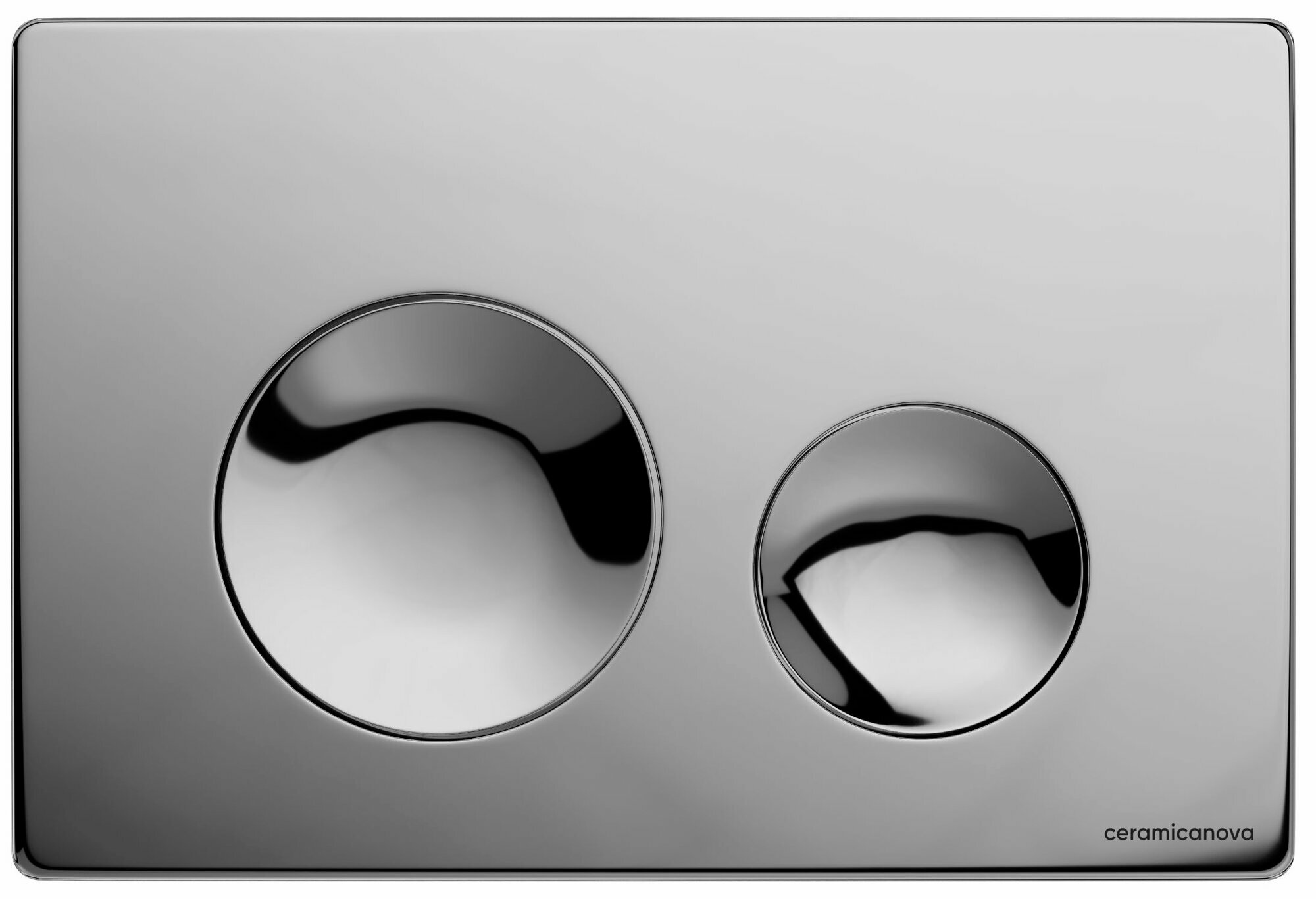Кнопка смыва для инсталляции Ceramicanova Баланс (Balance) CN12-001CH, Круг (Circle), хром глянцевый