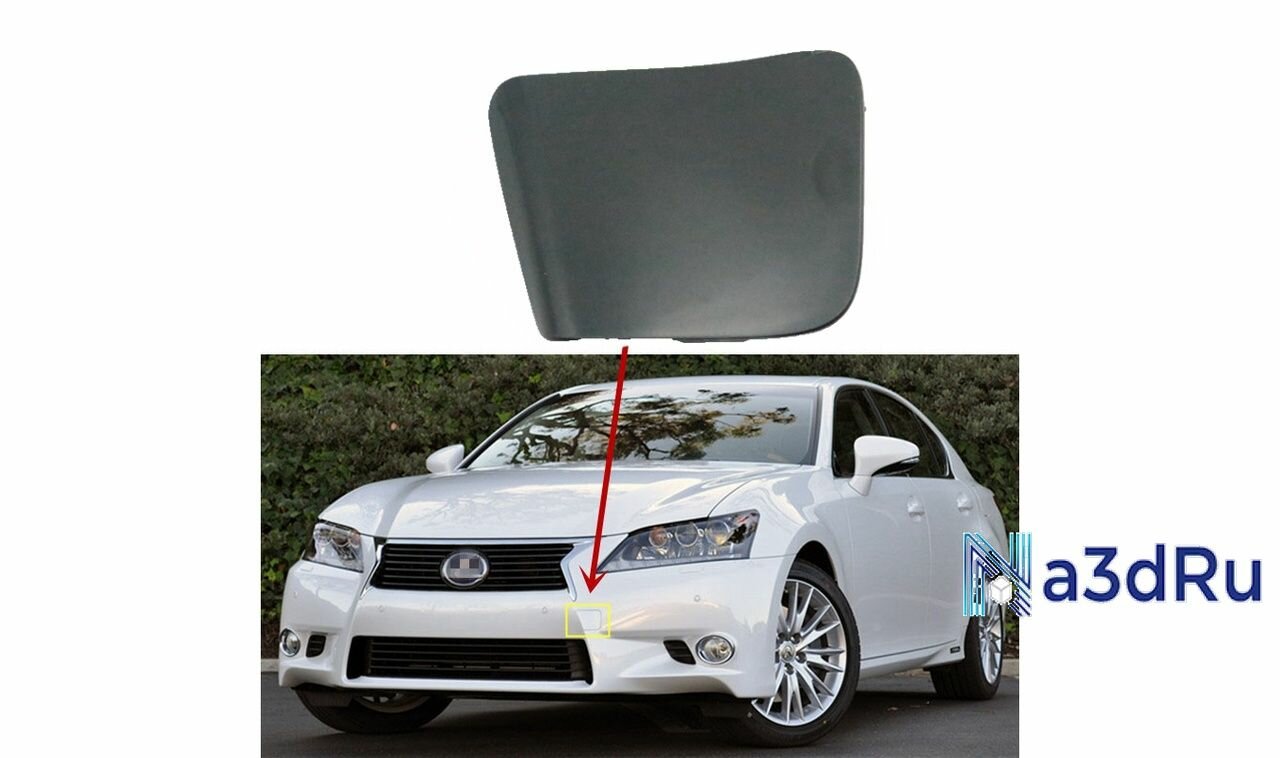 Заглушка переднего бампера Lexus GS350, Лексус ГС 350 (5212930907)