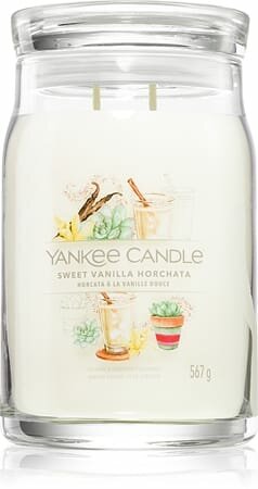Свеча Yankee Candle Sweet Vanilla Horchata, унисекс, бежевый, 56,7 г