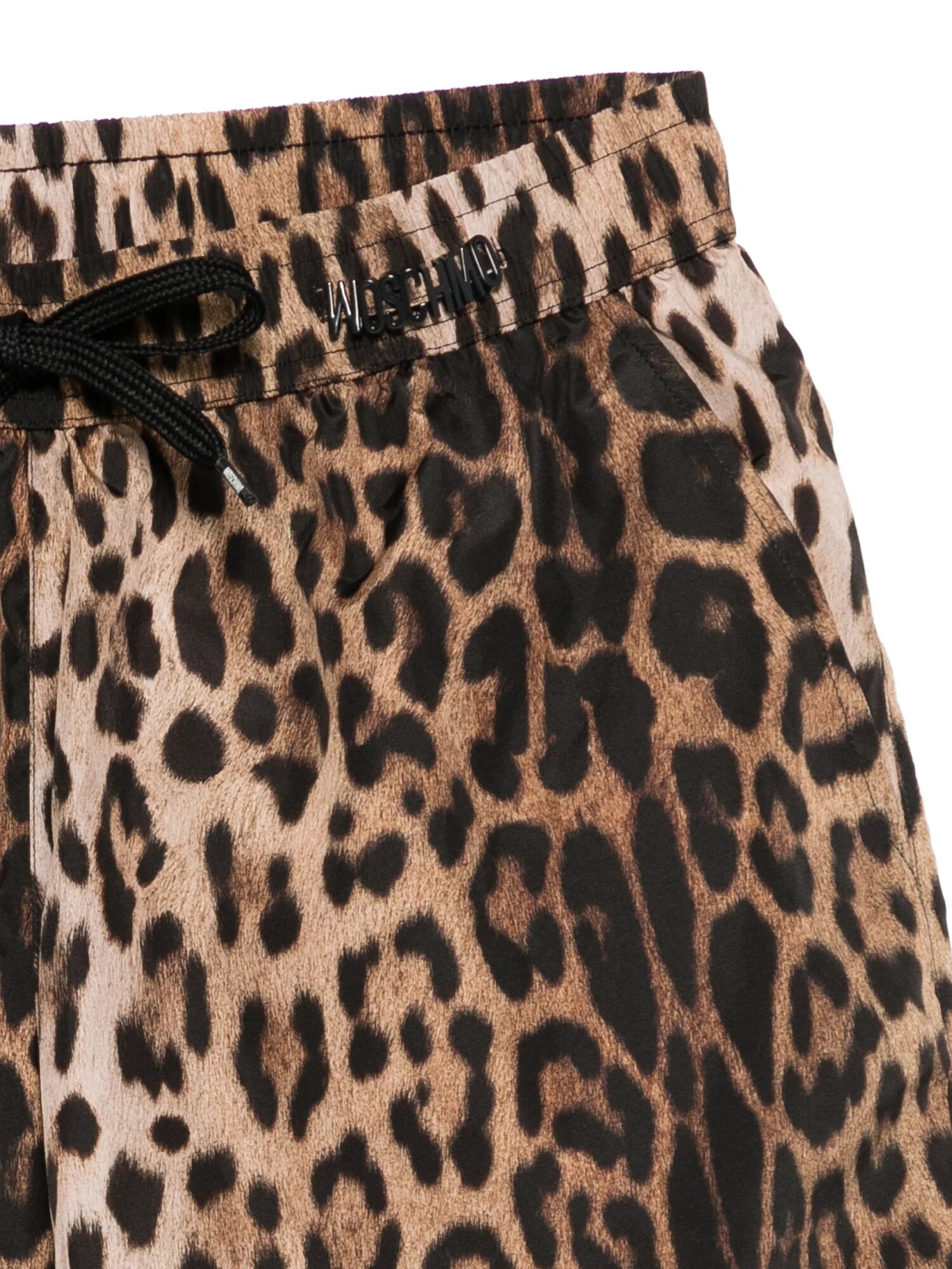 Шорты для плавания MOSCHINO Leopard-print swim shorts, размер M, brown — фото 1