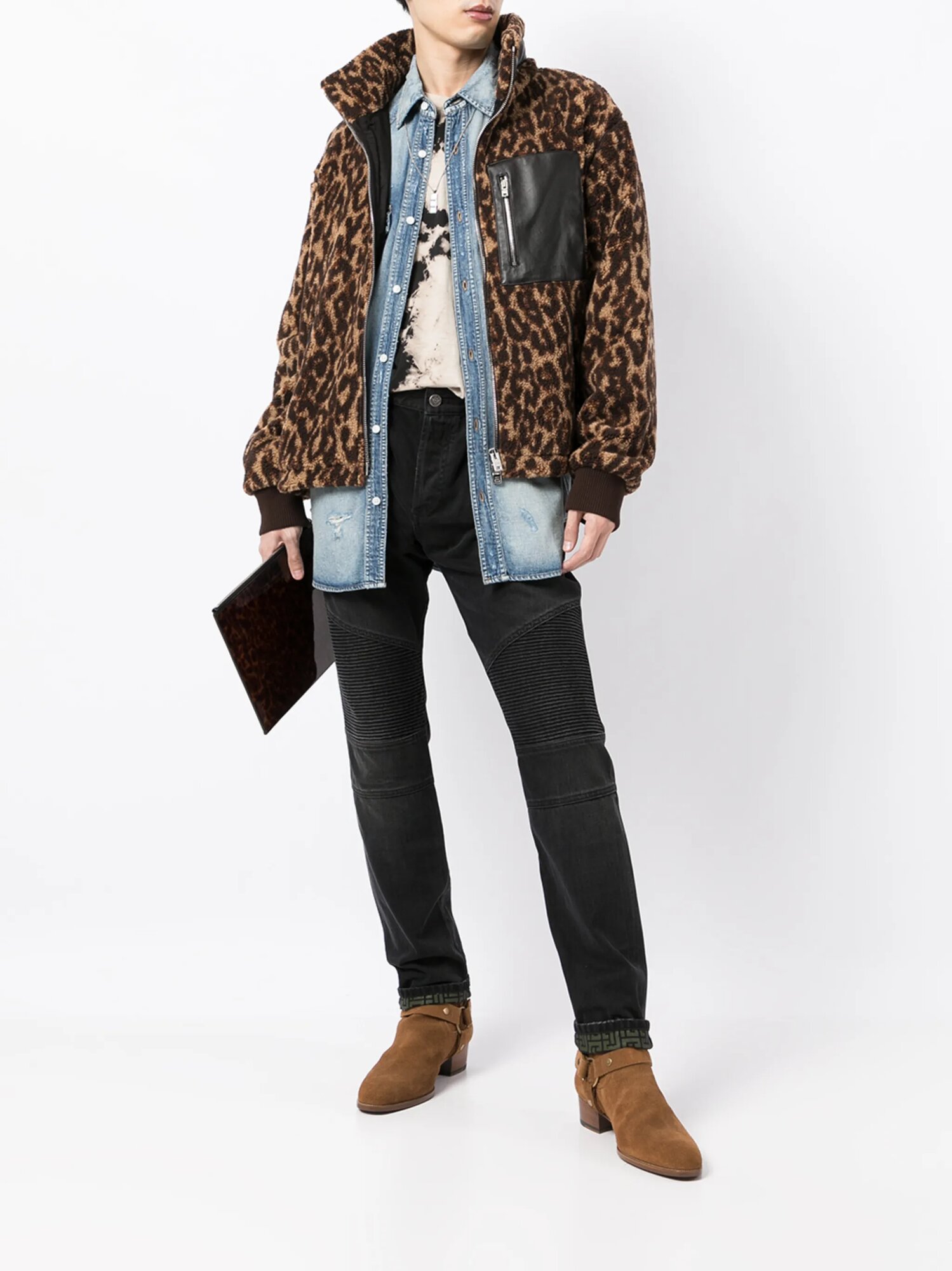 Куртка AMIRI, размер XS, brown — фото 1