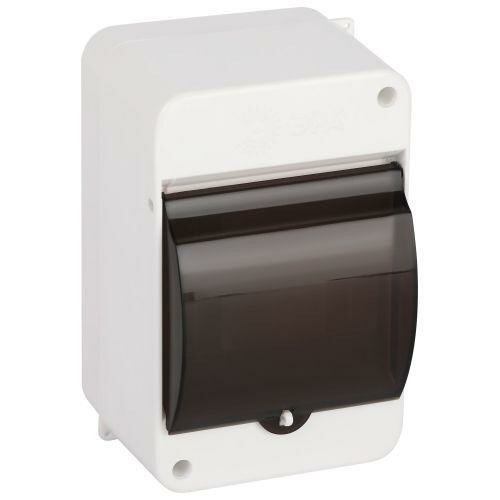 Корпус навесной SIMPLE КМПн 1/4 IP30 пластик; прозр. крышка; бел. Эра Б0069239