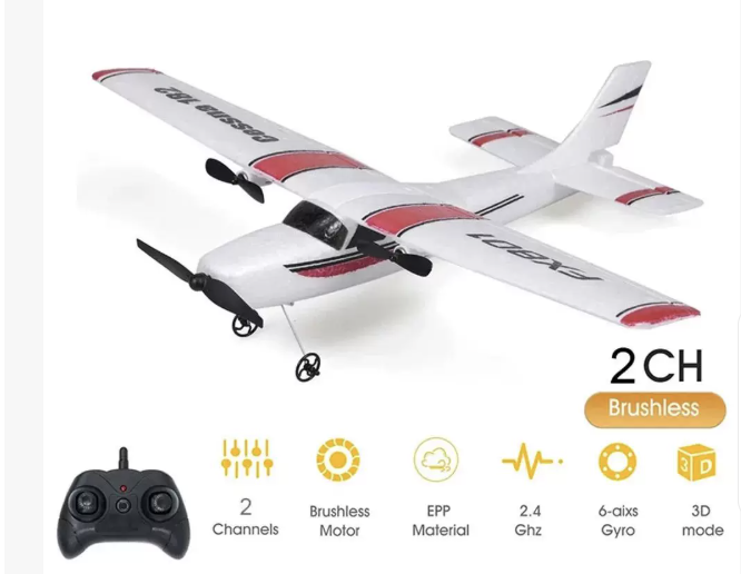 Радиоуправляемый самолет Cessna 182 для начинающих 2.4G - FX801