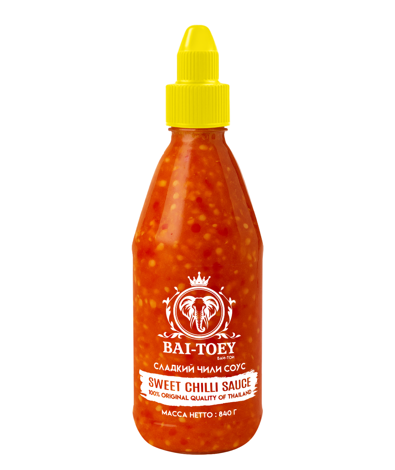 Соус Bai-Toey Sweet Chili, умеренно острый, кисло-сладкий, для азиатской кухни, 840гр