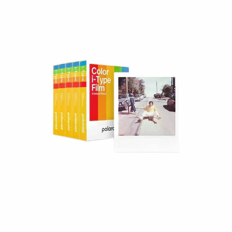 Фотопленка унисекс Polaroid Color I-Type Film, 8 шт, белая рамка