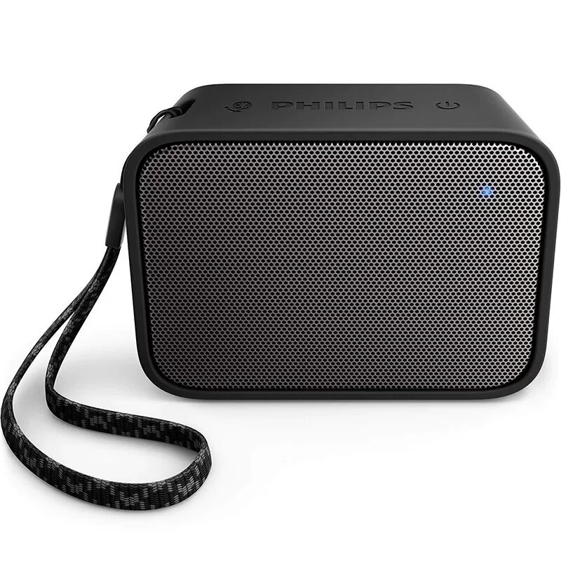 Philips 3093 Портативная беспроводная колонка с усилением баса и водонепроницаемым дизайном для использования на