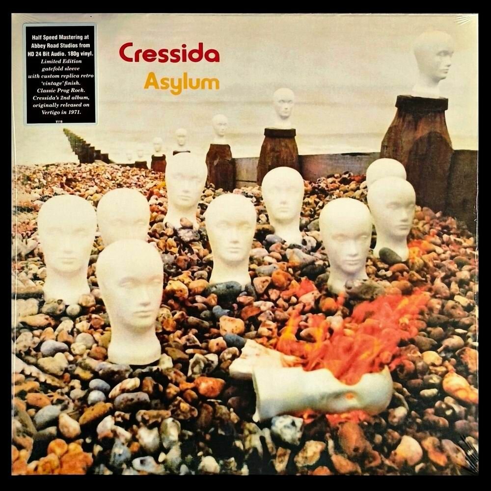 Виниловая пластинка Cressida - Asylum (LP, 180g, Limited Edition)