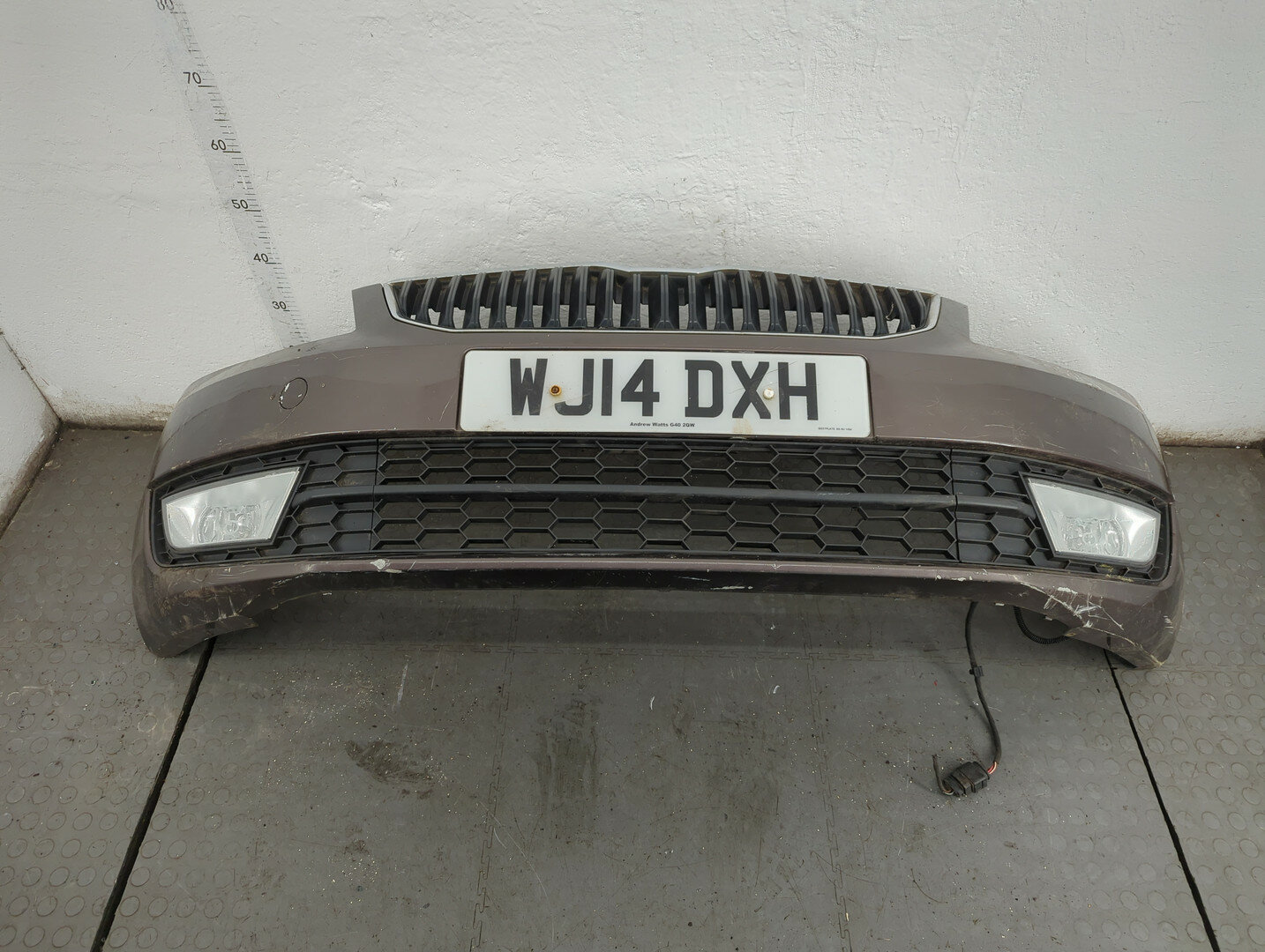 Бампер передний Skoda Octavia (A7) Б/У