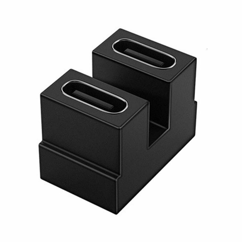 Адаптер USB-C (мама-папа) из алюминиевого сплава, 40 Гбит/с, C Материнский поворот C Мотылек
