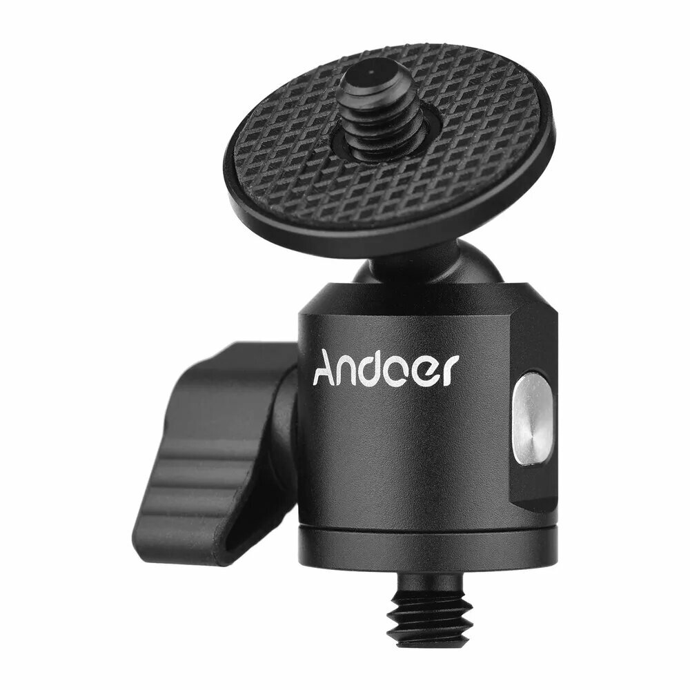 Мини-адаптер Andoer с шаровой головкой, штатив для камеры, крепление с шаровой,