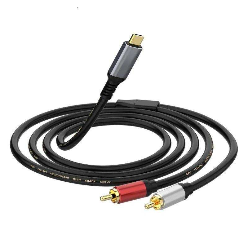 Адаптер USB Type-C — 2 RCA