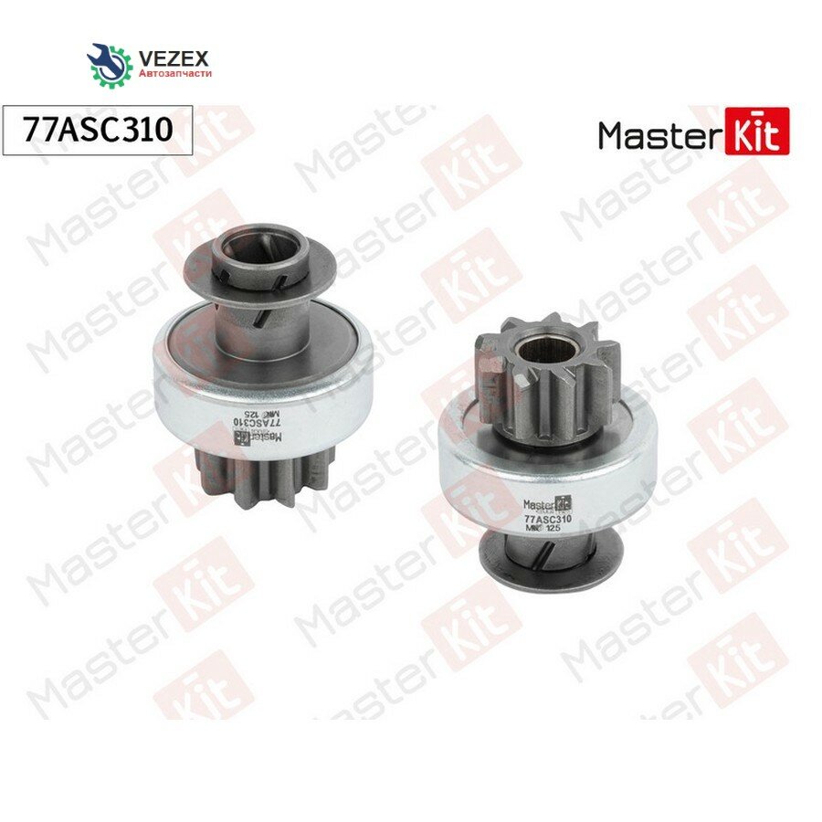 MASTERKIT 77ASC310 бендикс стартера!\ Toyota Corolla 1.6 92-95/Carina E/Celica 1.6-1.8 <99
