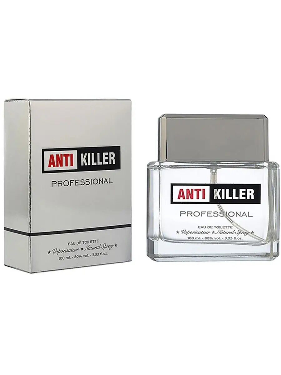 Туалетная вода XXl Century "Antikiller Professional ", древесный аромат, флакон-спрей, 100мл
