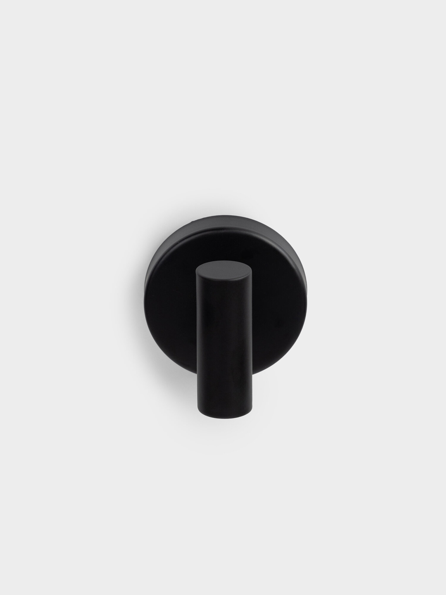 Крючок, 7 см, двойной, настенный, на вакуумной присоске, металл/пластик, Total black, Kuchenland