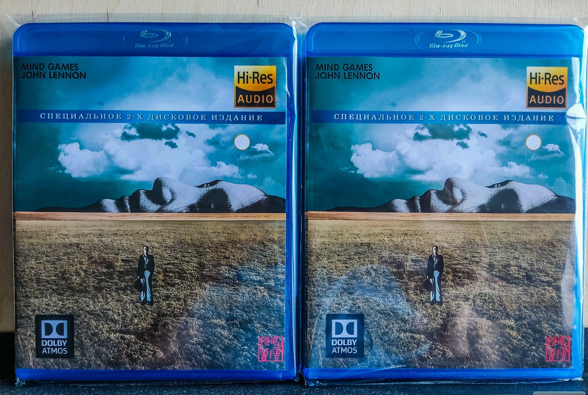 John Lennon Mind Games Atmos+STEREO+SURROUND 5.1 24/192 Н (2*50Gb Blu-ray) блю рей