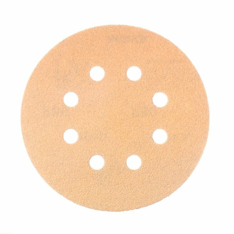 Круг на цепляющей основе GOLD d 125 Р 180 8 отв.