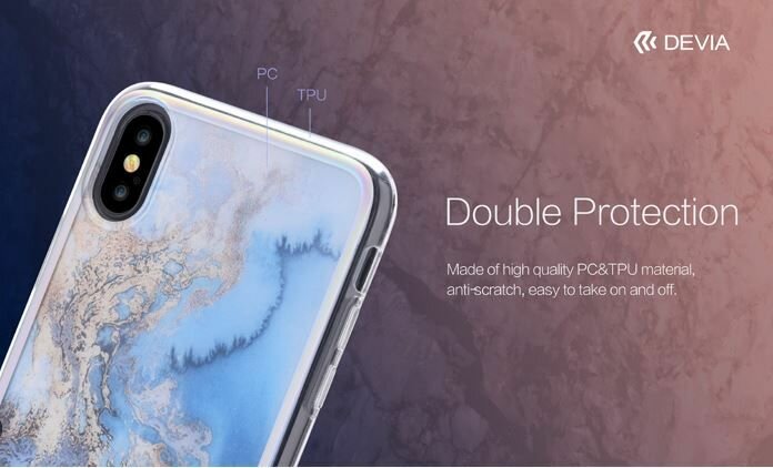 Чехол Devia для iPhone Xs, iPhone X Landscape Case — фото 1