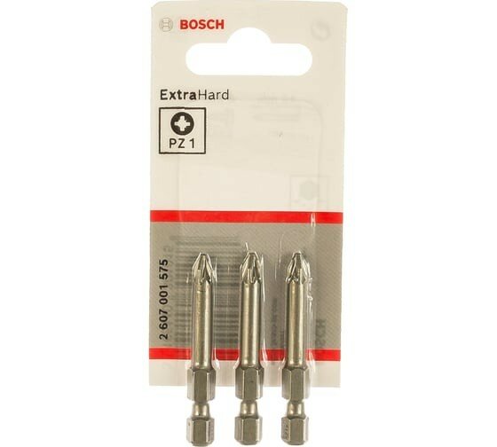Бита (49 мм; 3 шт) POZIDRIV 1 XH Bosch 2607001575