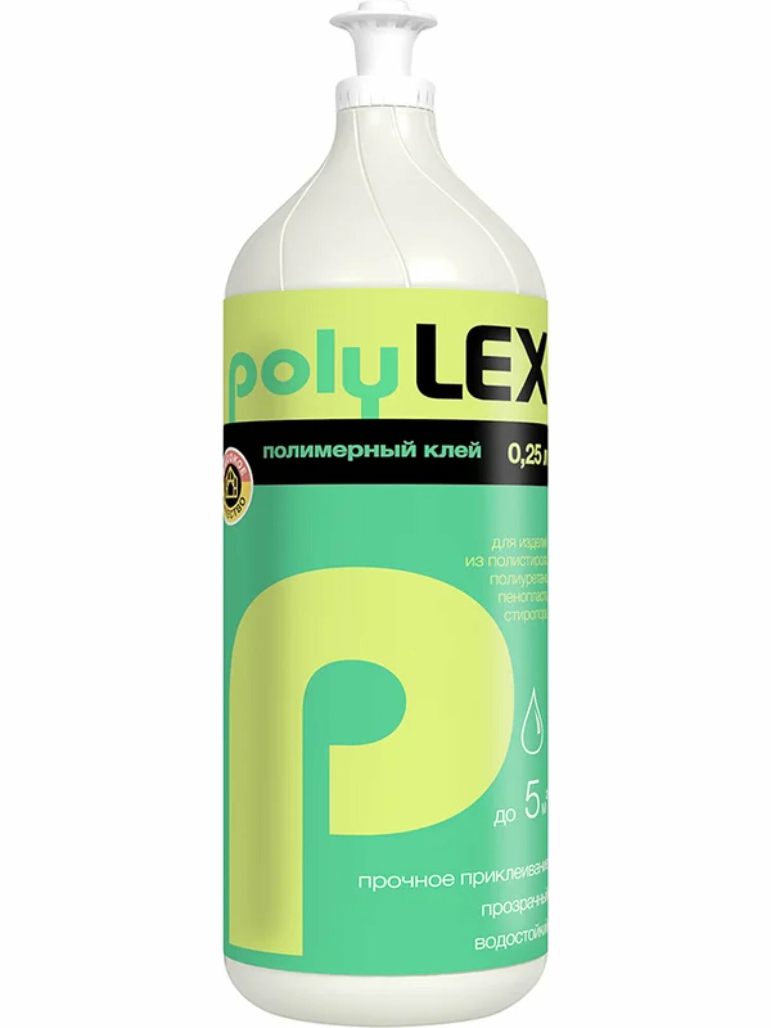 Клей полимерный Polylex 0.25 л для обоев, артикул 10324R, производство Россия
