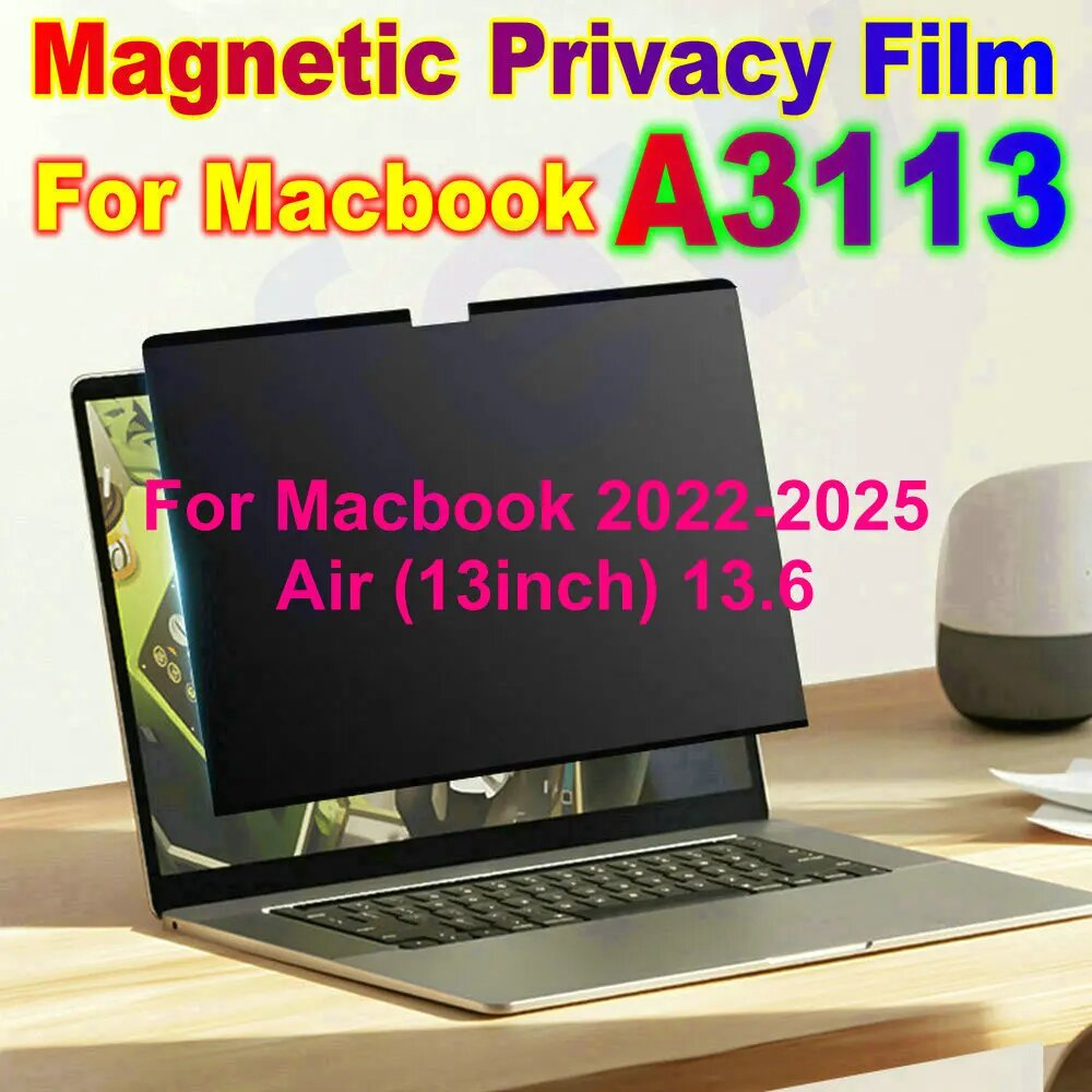 Магнитная защитная пленка для экрана ifew для MacBook Pro 14 M5, Air 13.6 дюйма M4 A3113