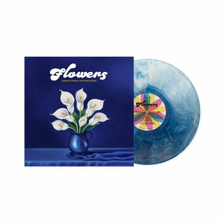 Durand Jones & The Indications - Flowers - Blue Iceberg Splash LP - новая виниловая пластинка