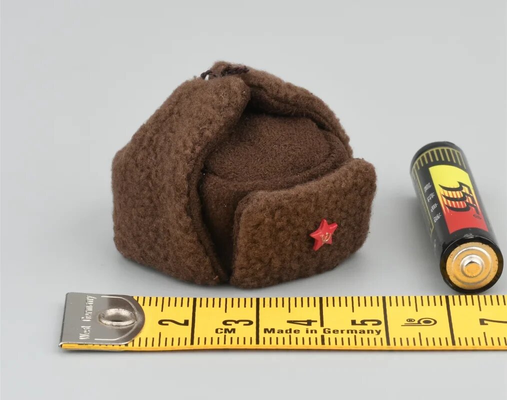 Моетойс 1/6 масштабная модель головы женского советского снайпера Коричневый, Cotton Hat
