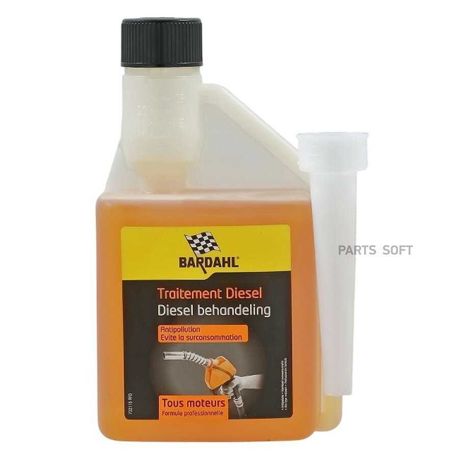 BARDAHL 1152 DIESEL TREATMENT присадка для улучшения свойст диз. топлива (в бак) 0,5л BARDAHL